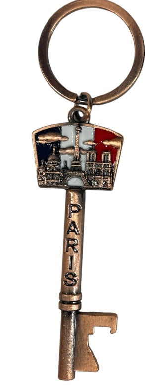 Key chain Paris key shape – Souvenir Paris